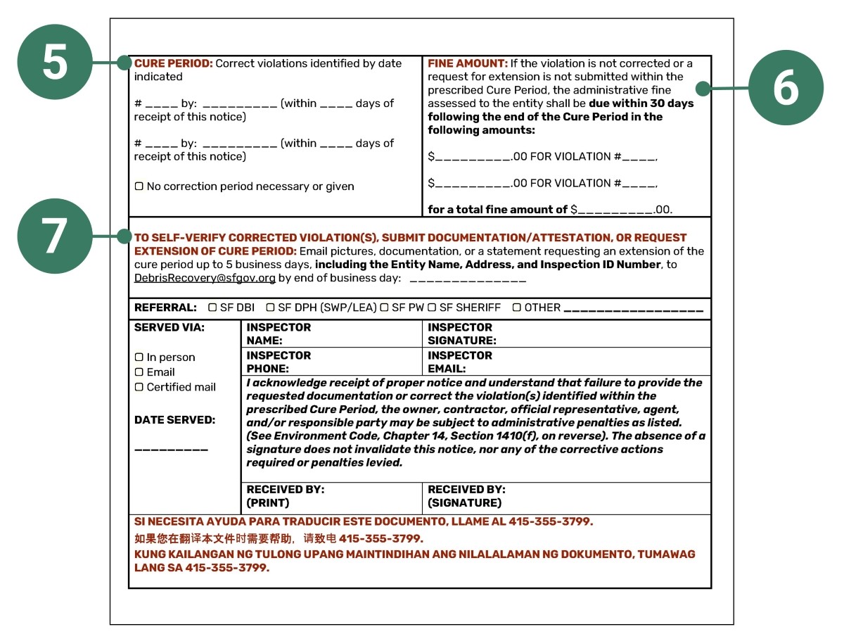 Construction & Demolition inspection report | San Francisco Environment ...